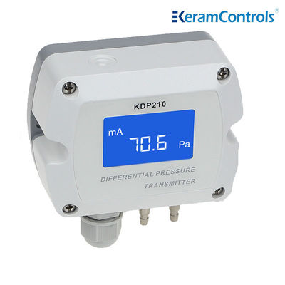 0-±500pa White Differential Pressure Sensor For HVAC Pressure Control