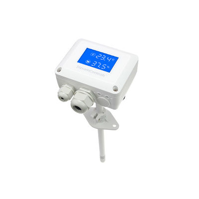 Air Duct Mounted Sensor Transmitters Temp Humidity RS485 IP65