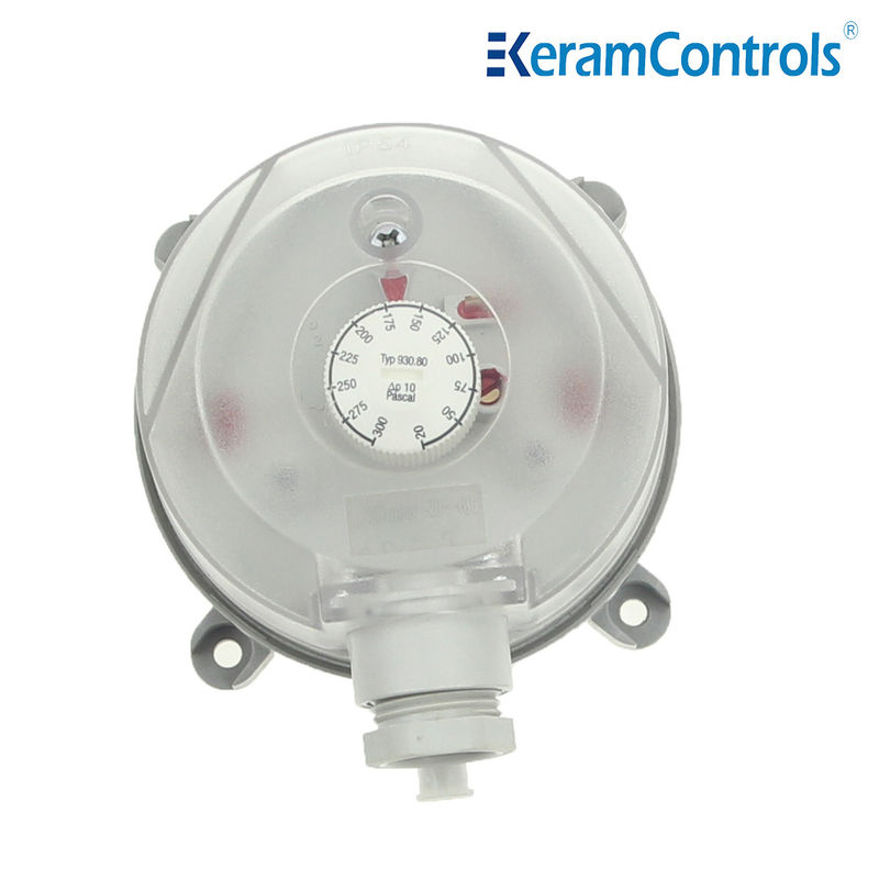 IP54 ABS Adjustable Differential Pressure Switch For Air Filter