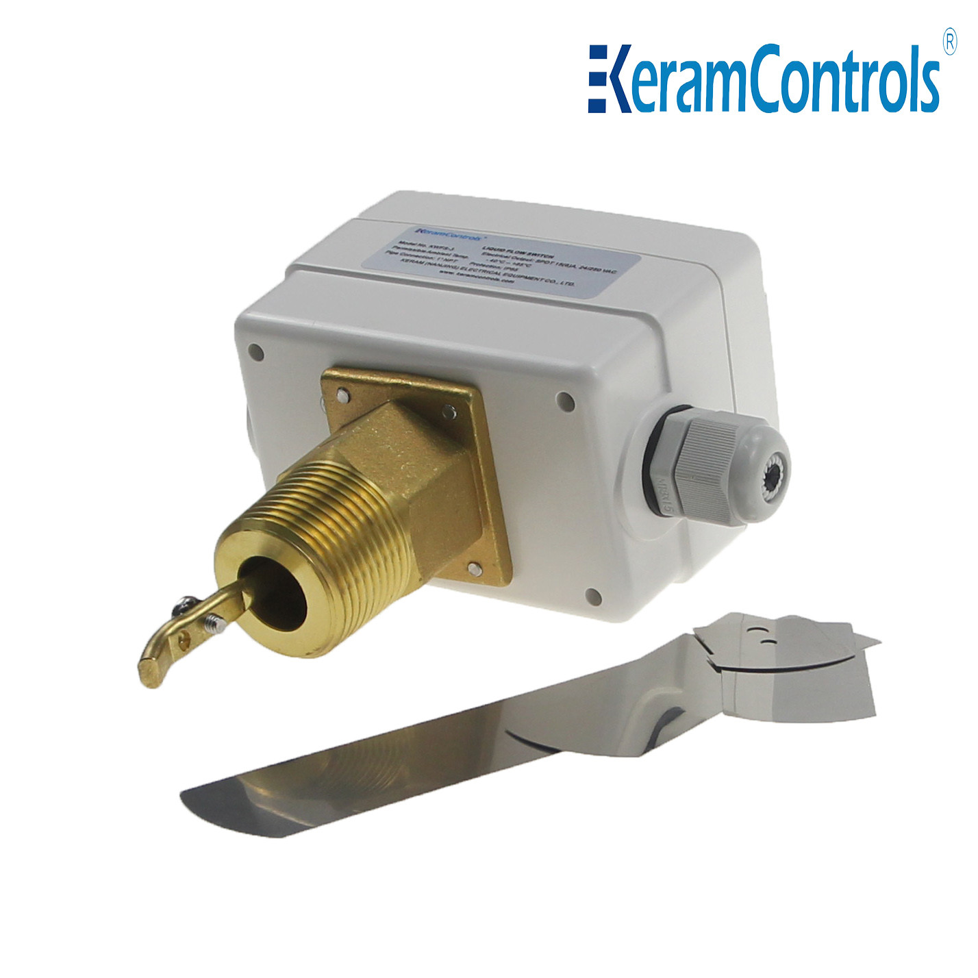 stainless steel paddle chiller flow switch HVAC