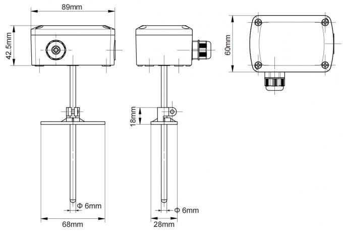 Building Automation Temperature Sensor NTC For Temperature Measurement